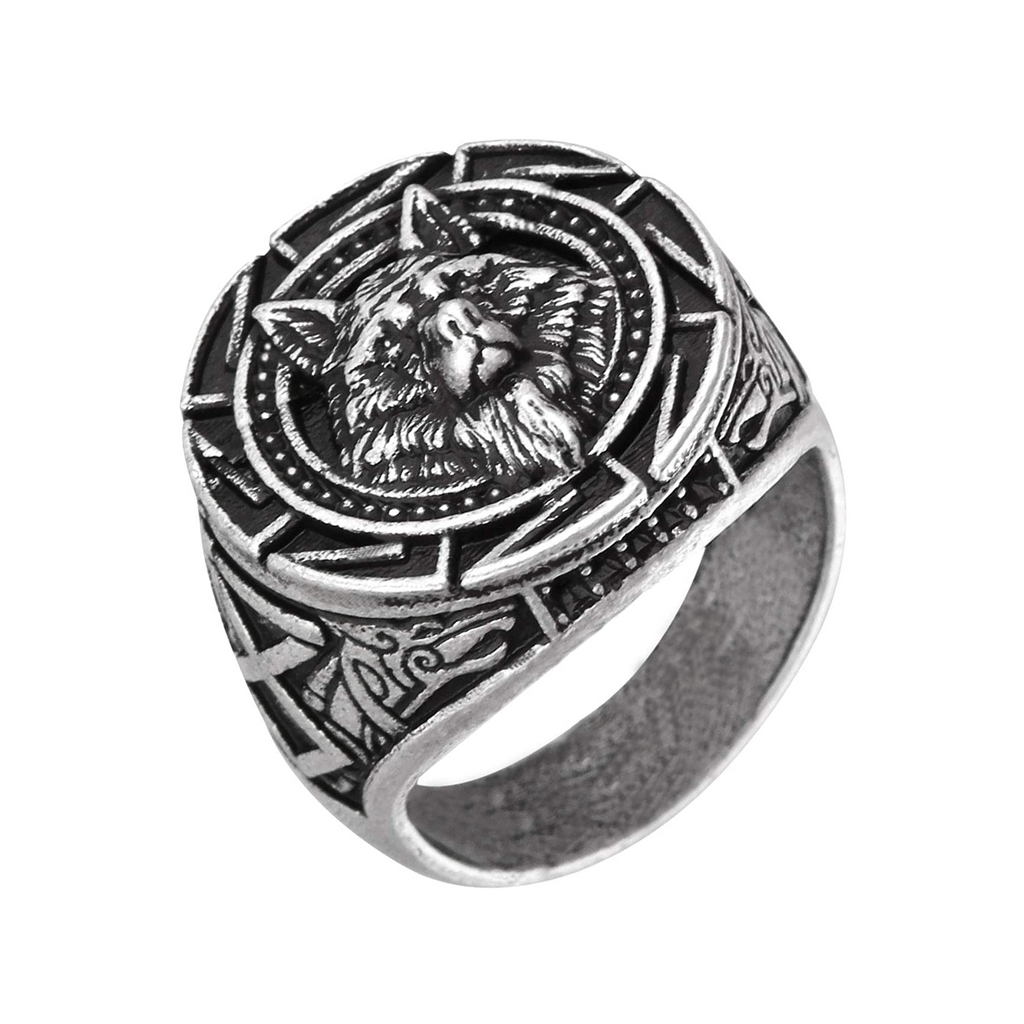 Alpha Leadership Silver Wolf Ring | American Wolves